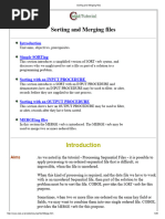SyncSort Usage Guide for Mainframe | PDF | Computer Data | Software ...