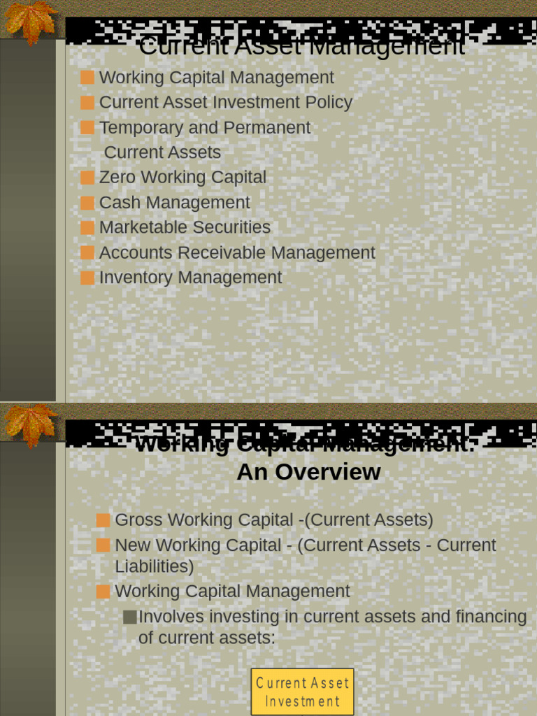 Working Capital Management | PDF | Banks | Working Capital