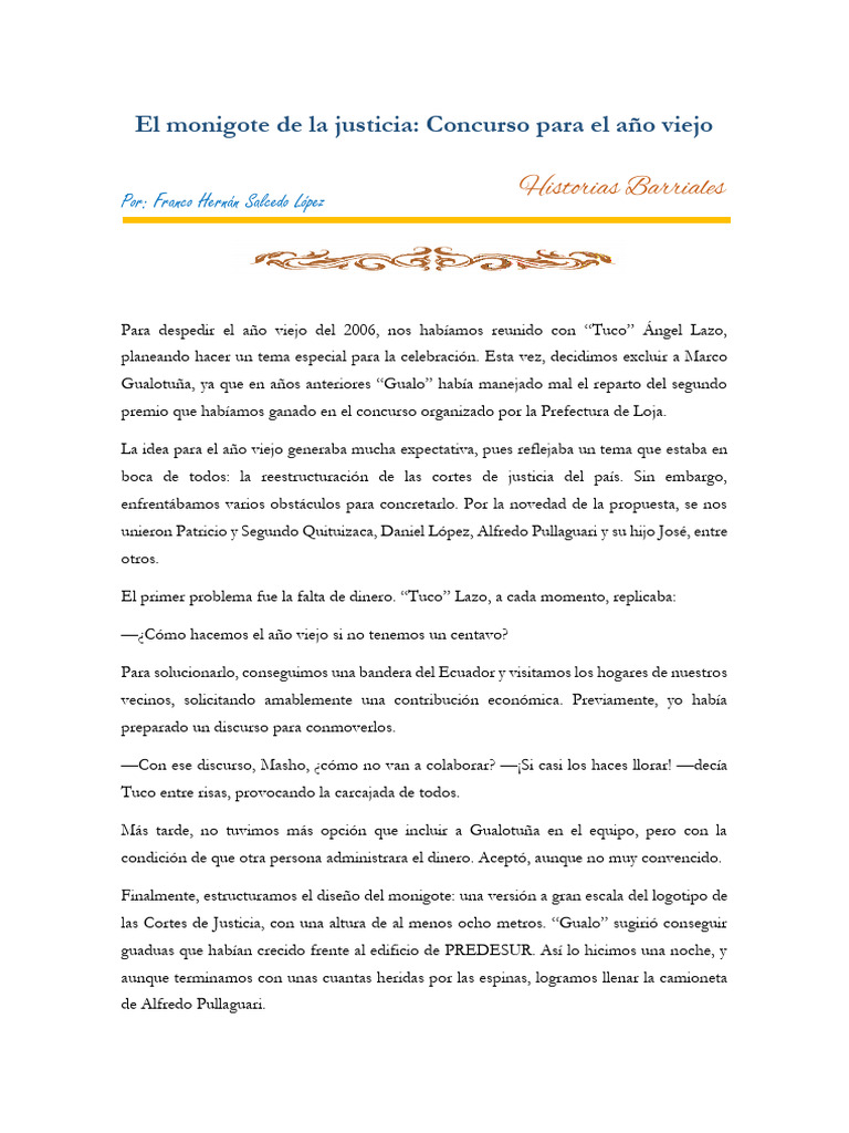 El Monigote de La Justicia | PDF