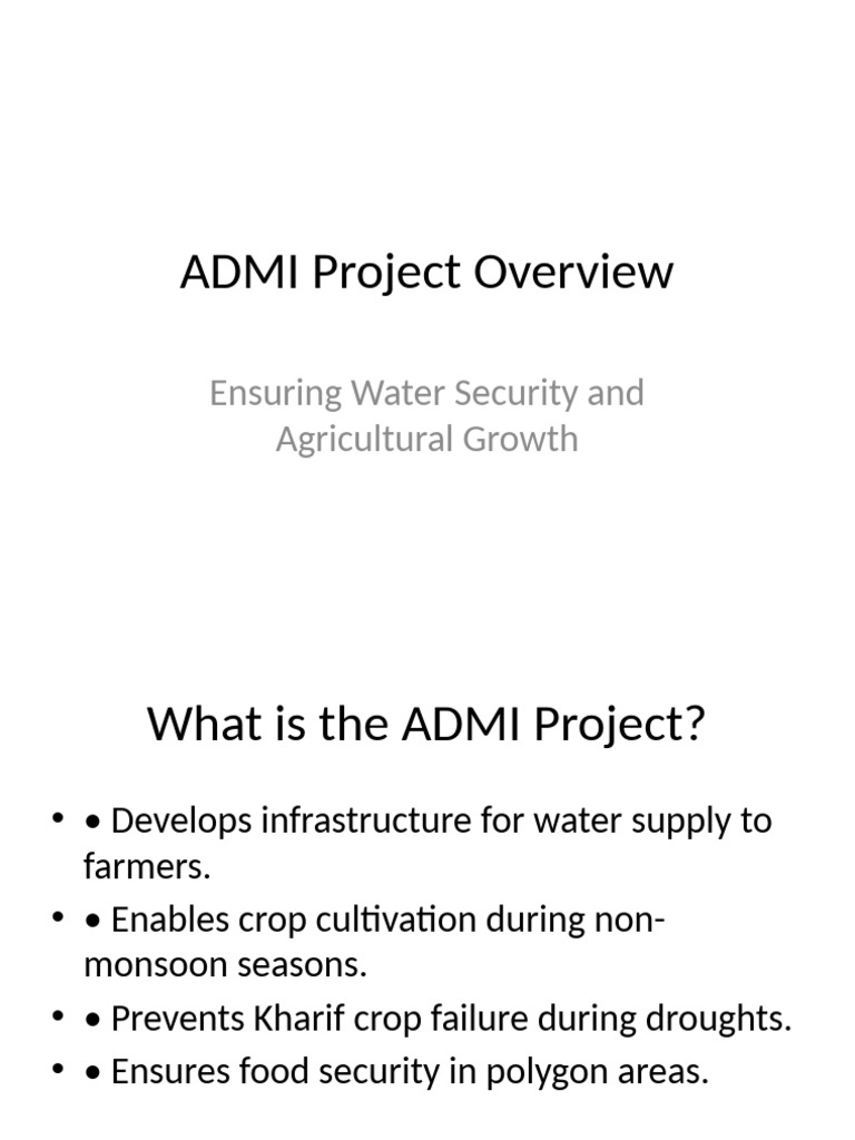 ADMI_Project_Overview | PDF