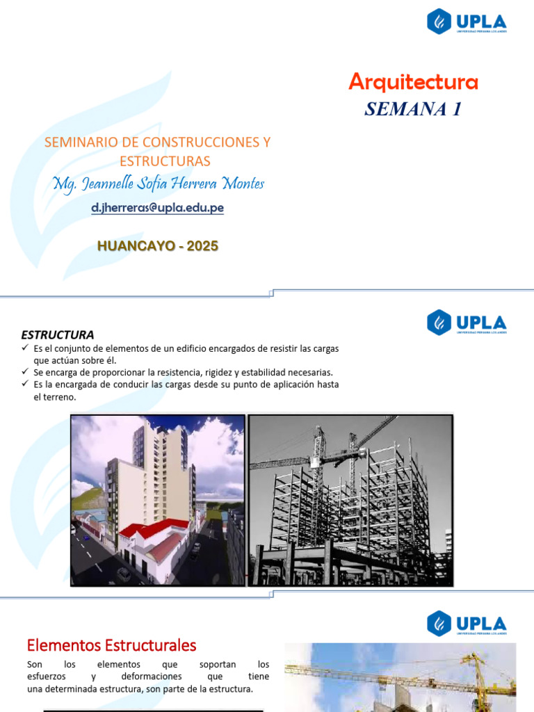 Semana #01 - Estructuración de Edificios | PDF