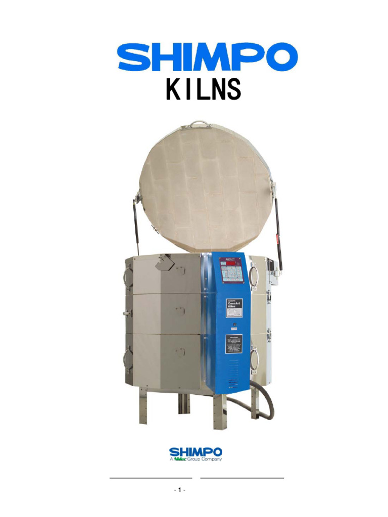 Shimpo Kilns Brochure opr002YN | PDF | Fuse (Electrical) | Electrical ...