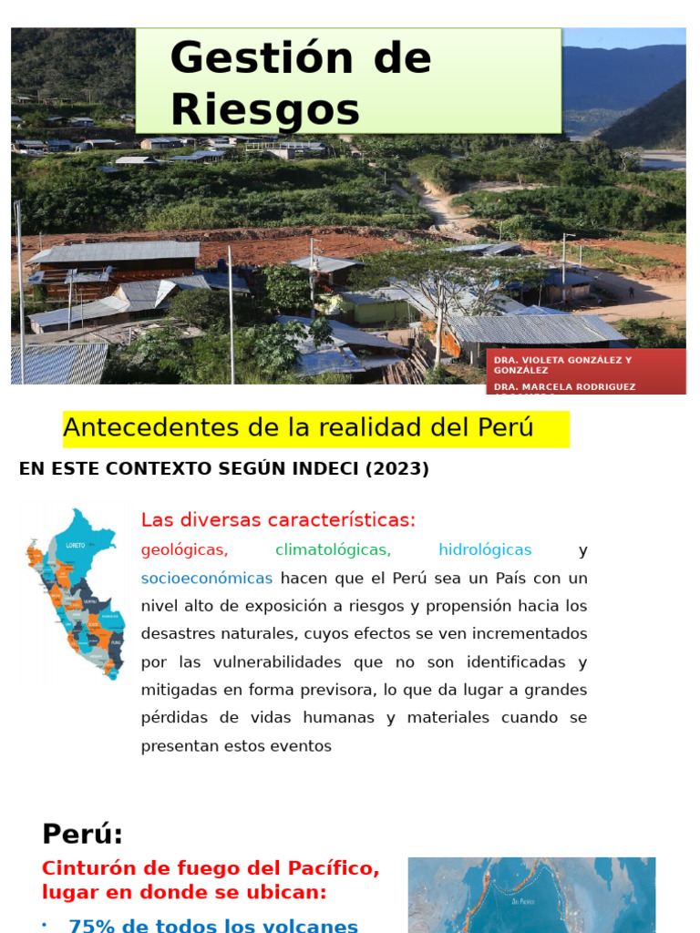 8 - PPT Gestion de Riesgo | PDF | Riesgo | Desastres naturales