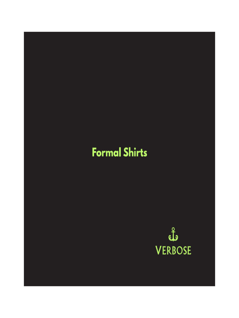 Verbose Catalogue | PDF