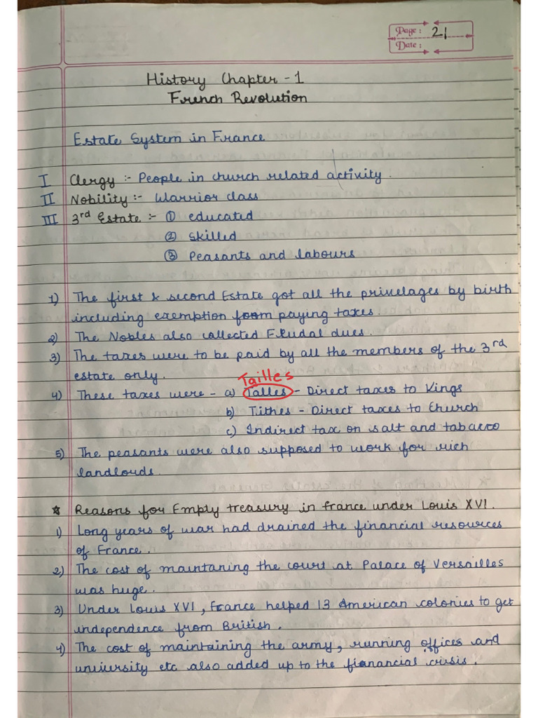 French Revolution Notes | PDF
