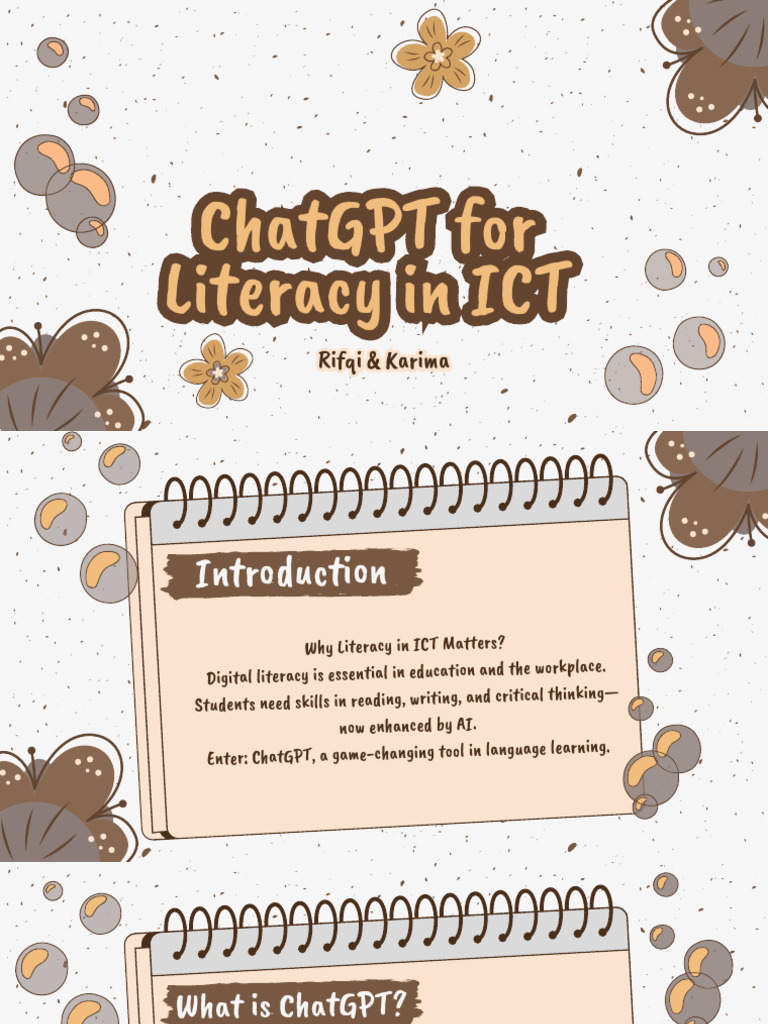 ChatGPT For Literacy in ICT - 20250522 - 082559 - 0000 | PDF