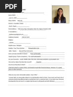 Student-Profile-Template | PDF