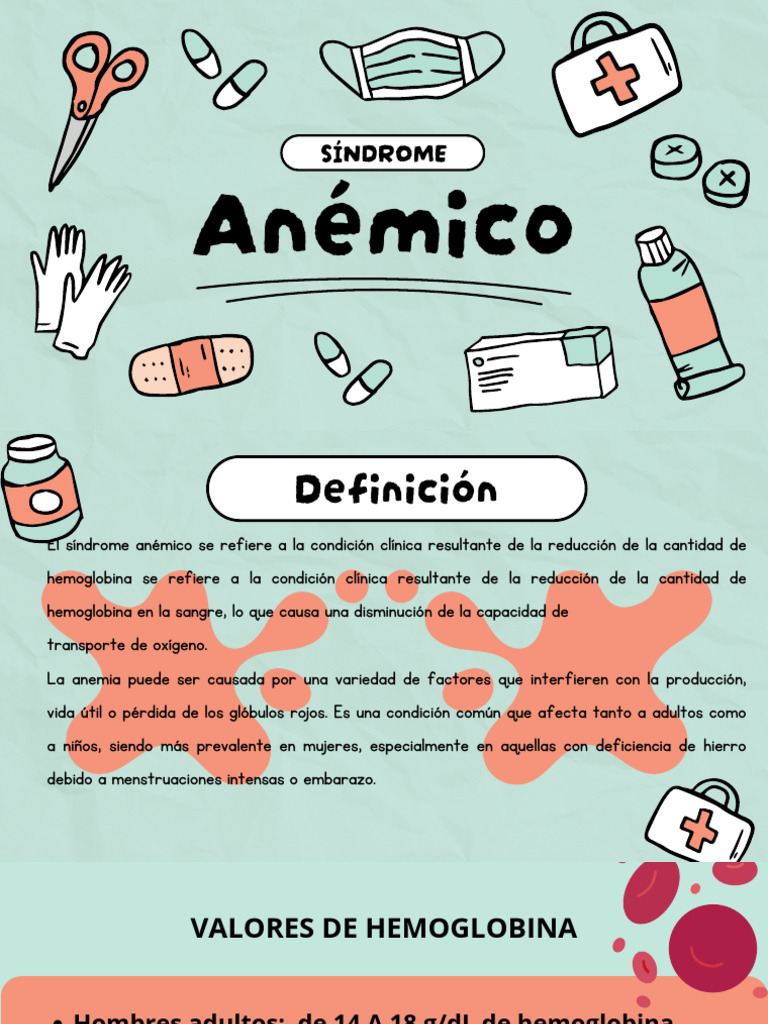 Sindrome Anemico | PDF | Anemia | Glóbulo rojo