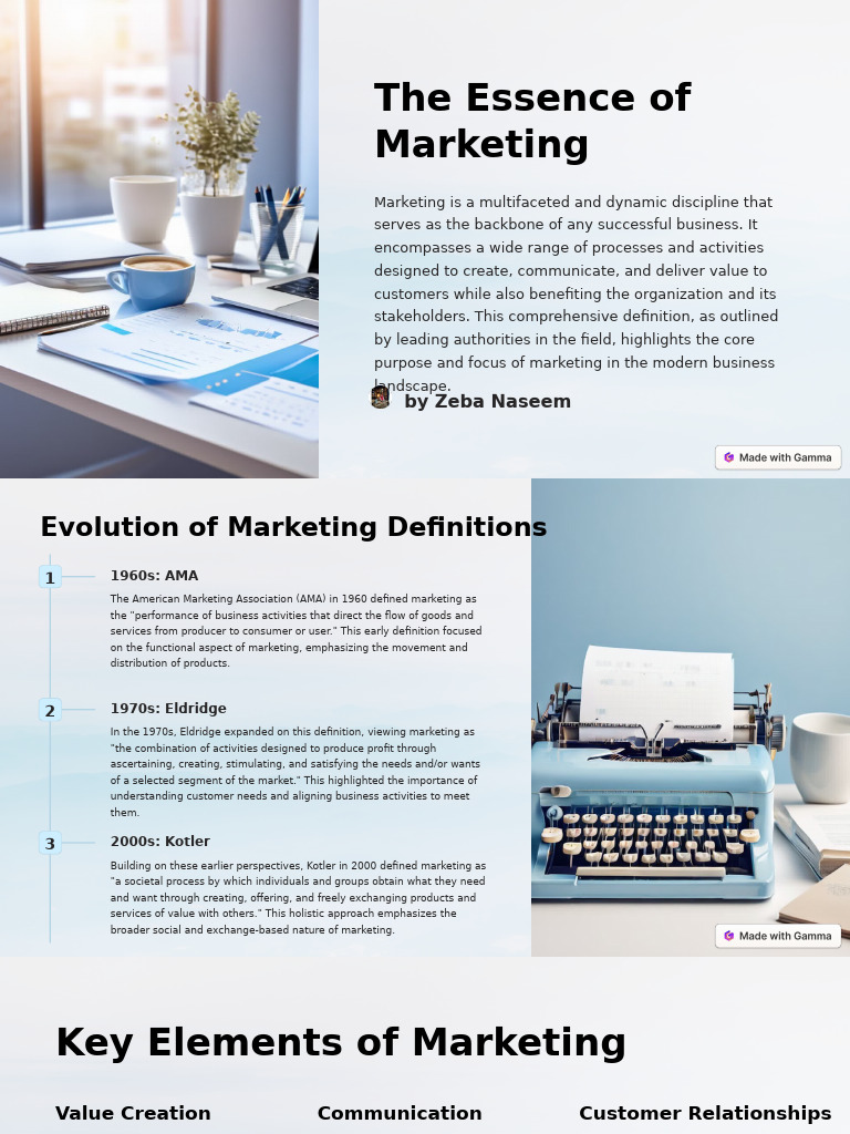 The Essence of Marketing | PDF | Marketing | Strategic Management