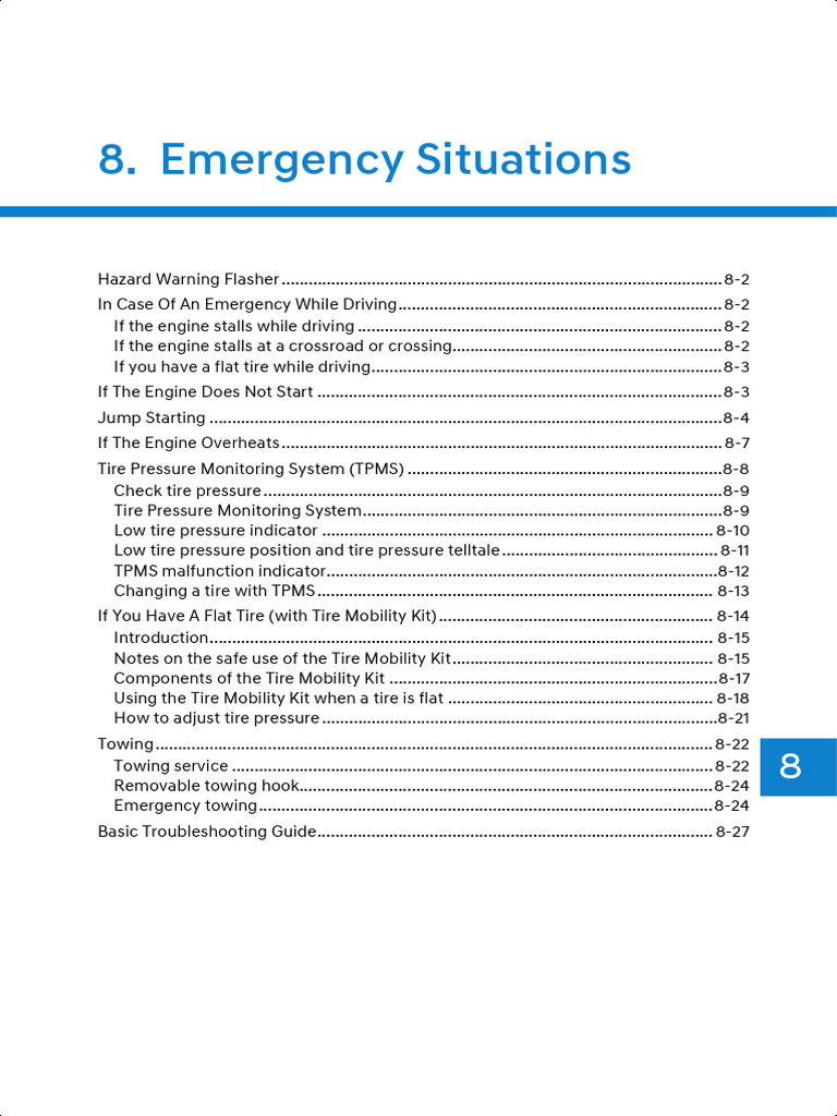 008 Emergency Situations | PDF | Tire | Vehicle Technology