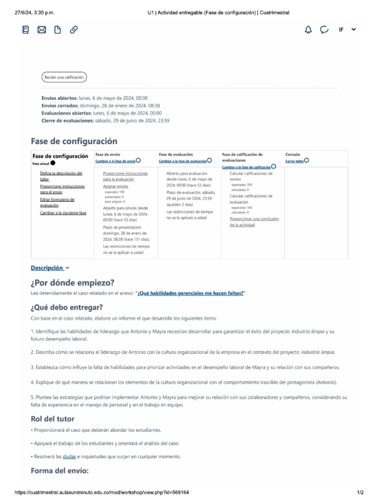 Entregable Número 1 | PDF