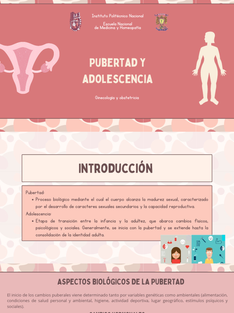 Pubertad y Adolescencia Eq.4 Gyo PDF | PDF | Pubertad | Hormona ...
