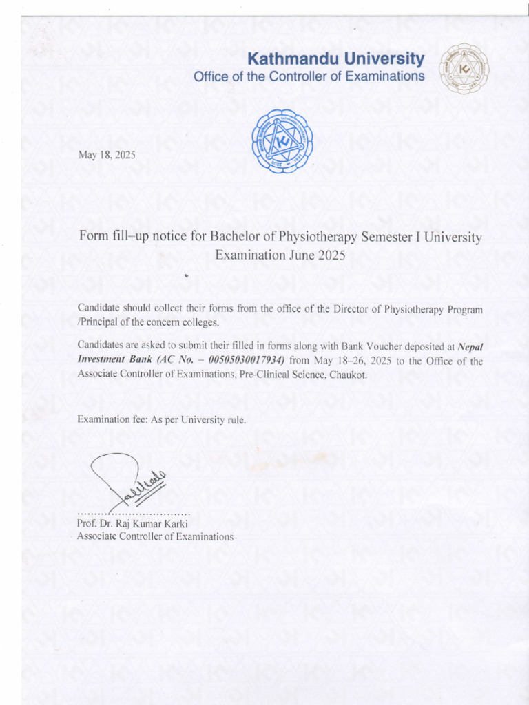 BPT Form Fill Up | PDF