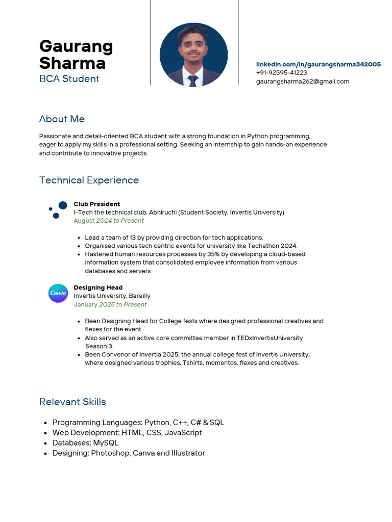 My CV - 20250516 - 202610 - 0000 | PDF | Software Development | Software