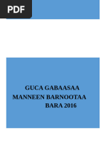 Qajjeelfama Jijjiiraa Barsiistotaafi HMB Bedru | PDF