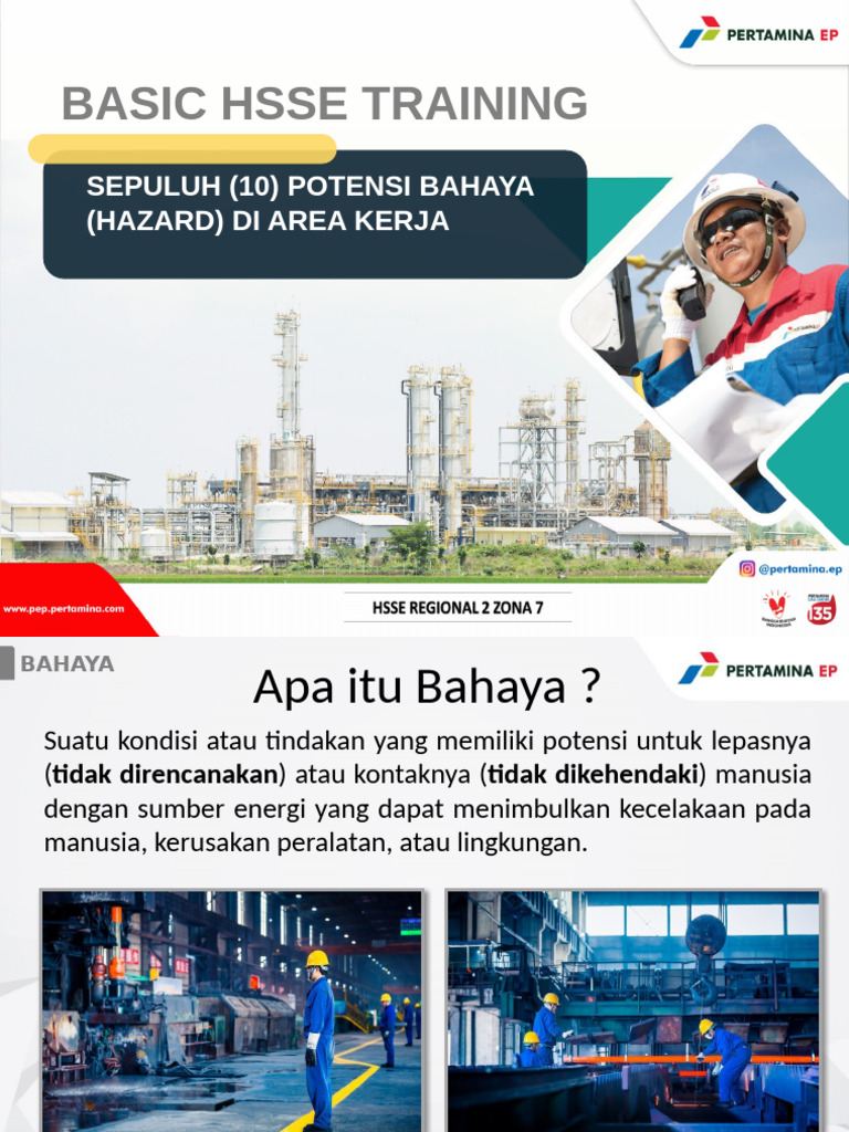 BHT - 10 Bahaya Di Tempat Kerja | PDF