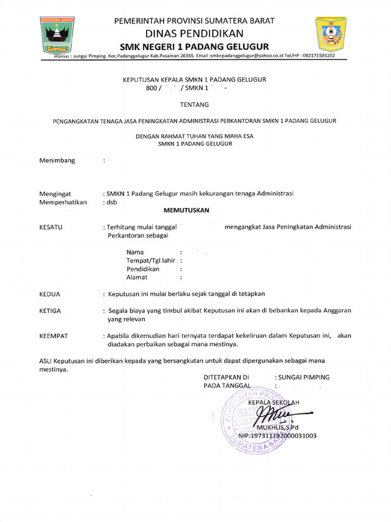 SK Ahmad Tahun 2024 | PDF