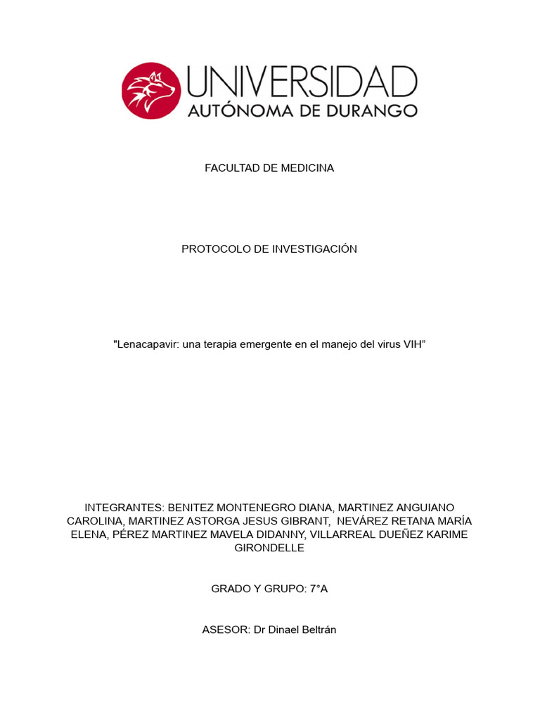 Protocolo - Final - 250404 - 084917 - 250408 - 112553 | PDF | VIH | Virus