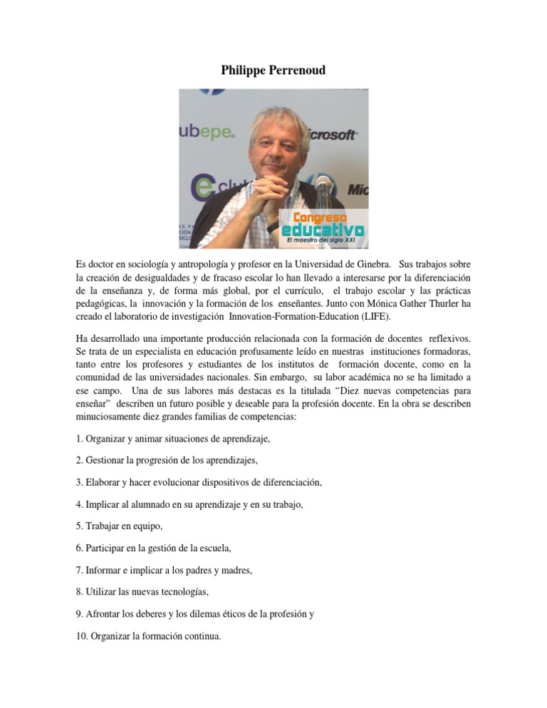 Philippe Perrenoud | PDF