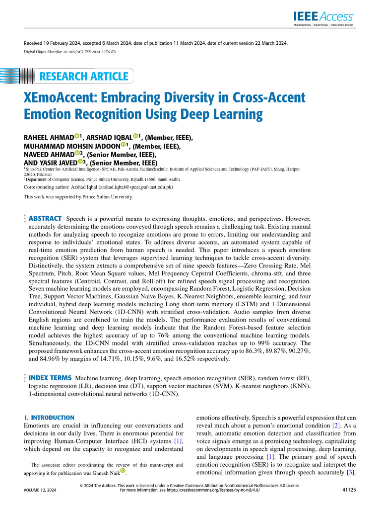 XEmoAccent Embracing Diversity in Cross-Accent Emotion Recognition ...