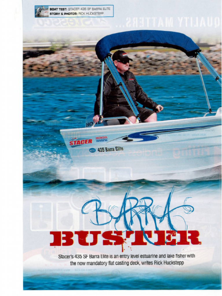 435 Barra Elite - Trailer Boat_Aug-Sep '08 | PDF