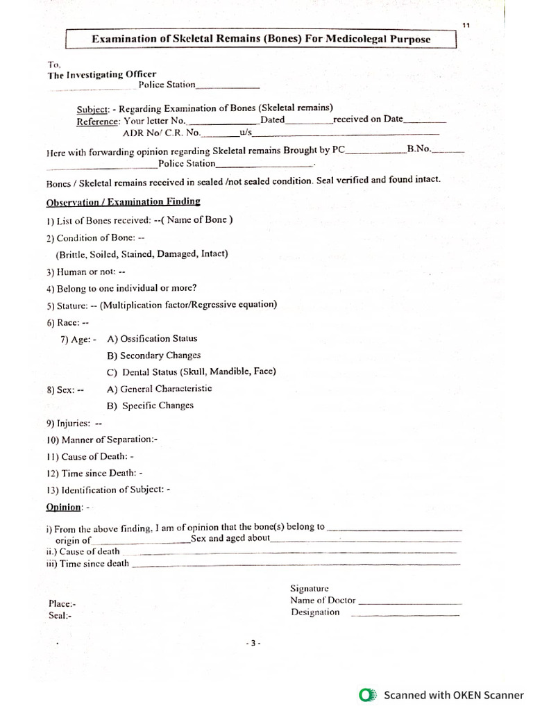 Skeletal Remains | PDF