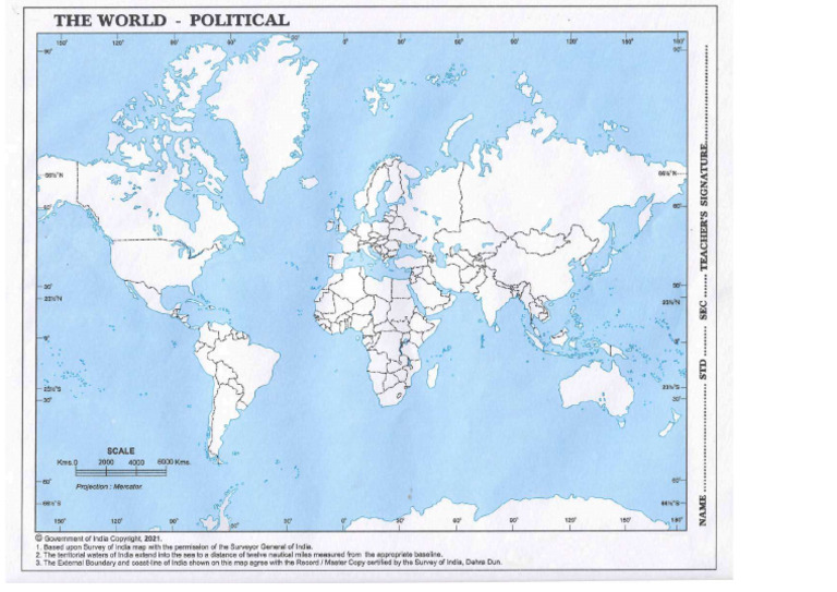 World Political Map | PDF