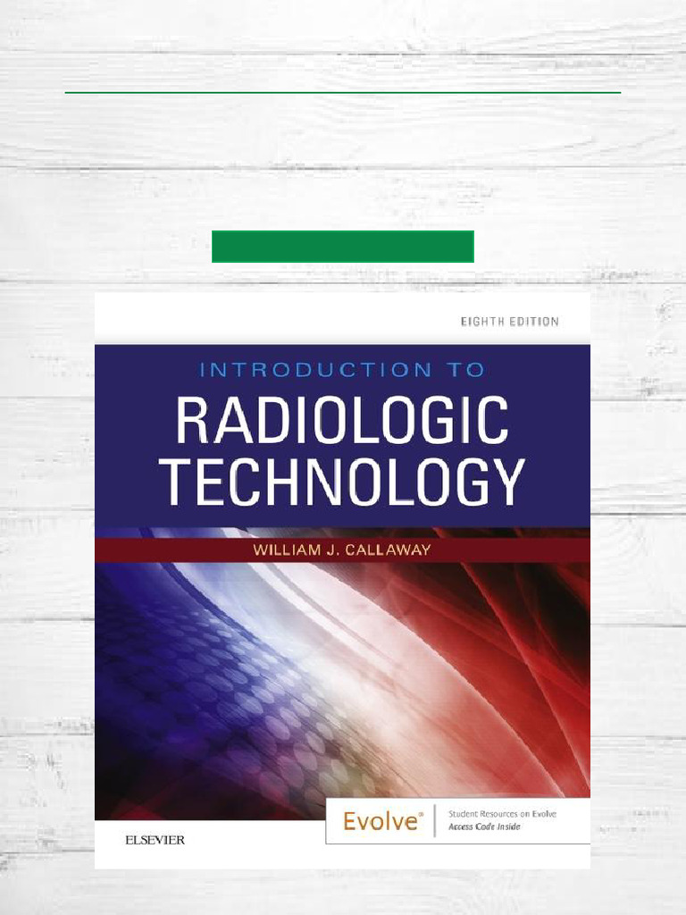 Intro to Radiologic Technology, 8th Ed. | PDF | Radiology | Medical Imaging