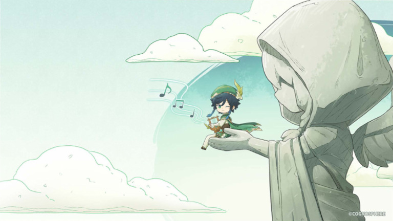 2nd Anniversary Web Event Chibi Venti Official Wallpaper Genshin | PDF