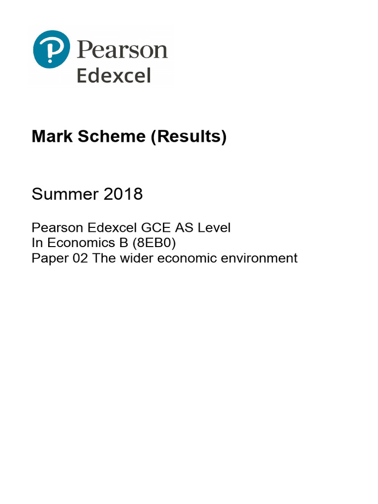 downloadEconomicsA Levelpast PapersEdexcel BAS Paper 2June20201820MS20 ...