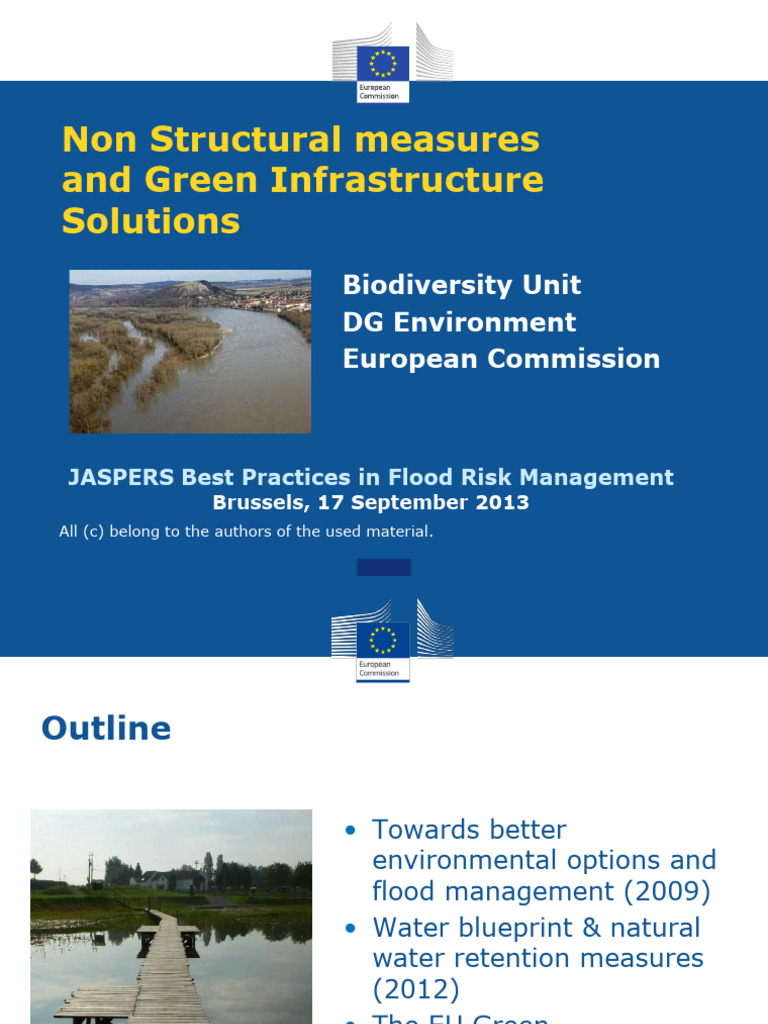 6 Non Structural Measures and Green Infrastructure Solutions | PDF ...