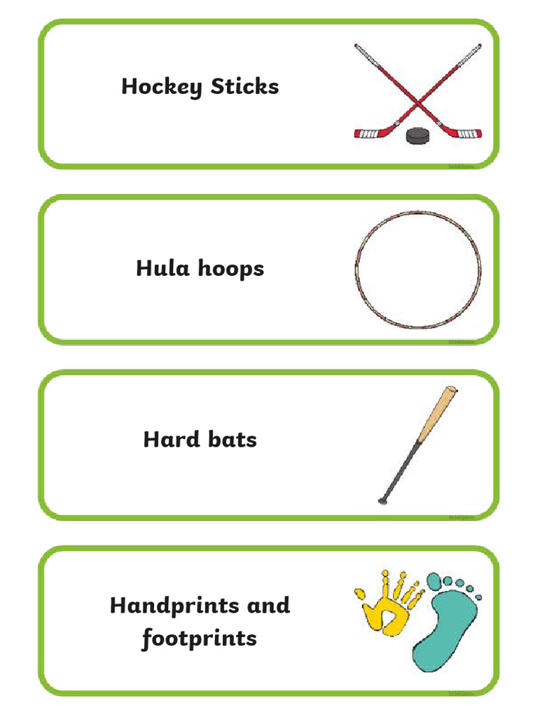 T CSL 1995 Sports Themed Editable Pe Resource Labels - Ver - 1 | PDF