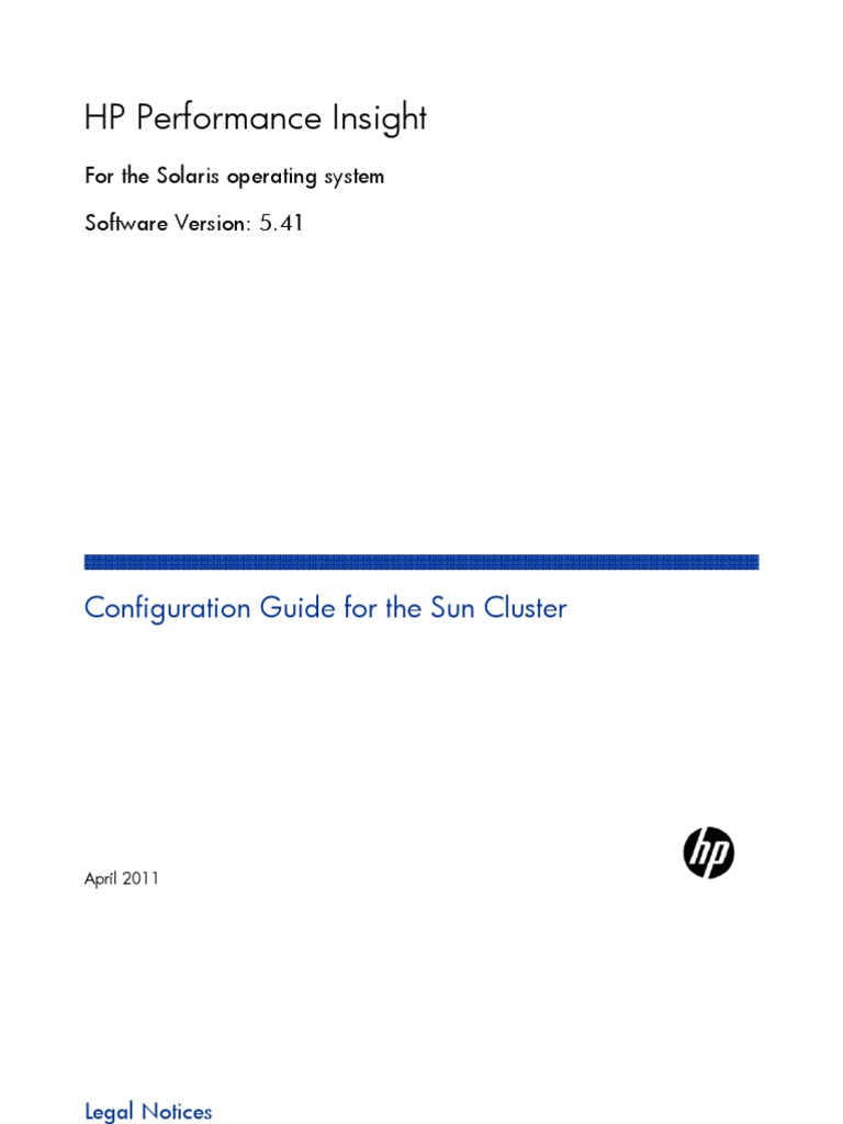 Hp Man Pi5 41 Config Sun Cluster Pdf Pdf Oracle Database Computer