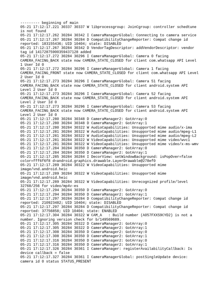 Log Cat 1747822337170 | PDF | Software Engineering | Computer Programming