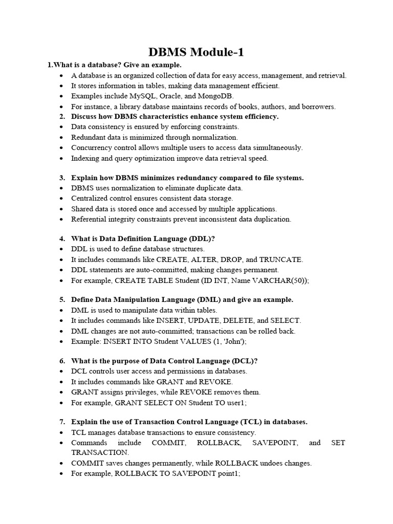 Dbms Qb-ese With Markings | PDF | Databases | Relational Database