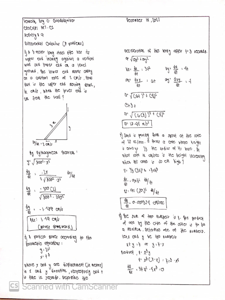 DIFFERENTIAL CALCULUS | PDF