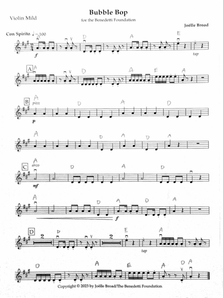 Bubble Bop Mild With Letters | PDF