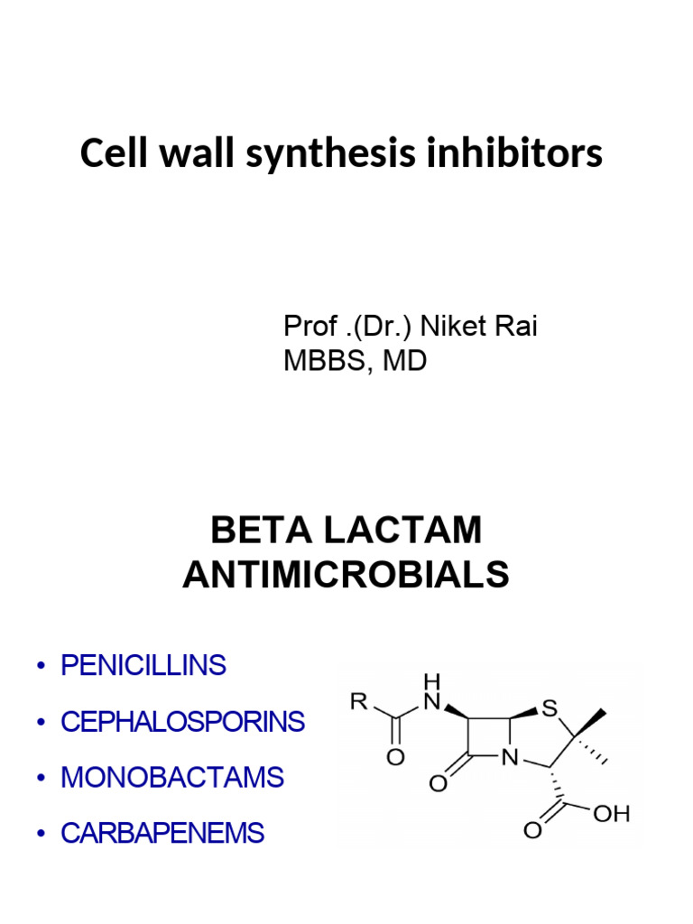 PH 8.3 Beta Lactam Antibiotic | PDF | Penicillin | Beta Lactamase
