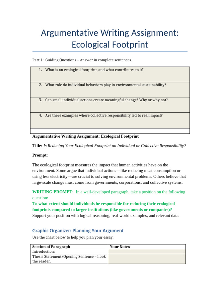 Carbon Footprint Calculations | PDF | Argument | Evidence