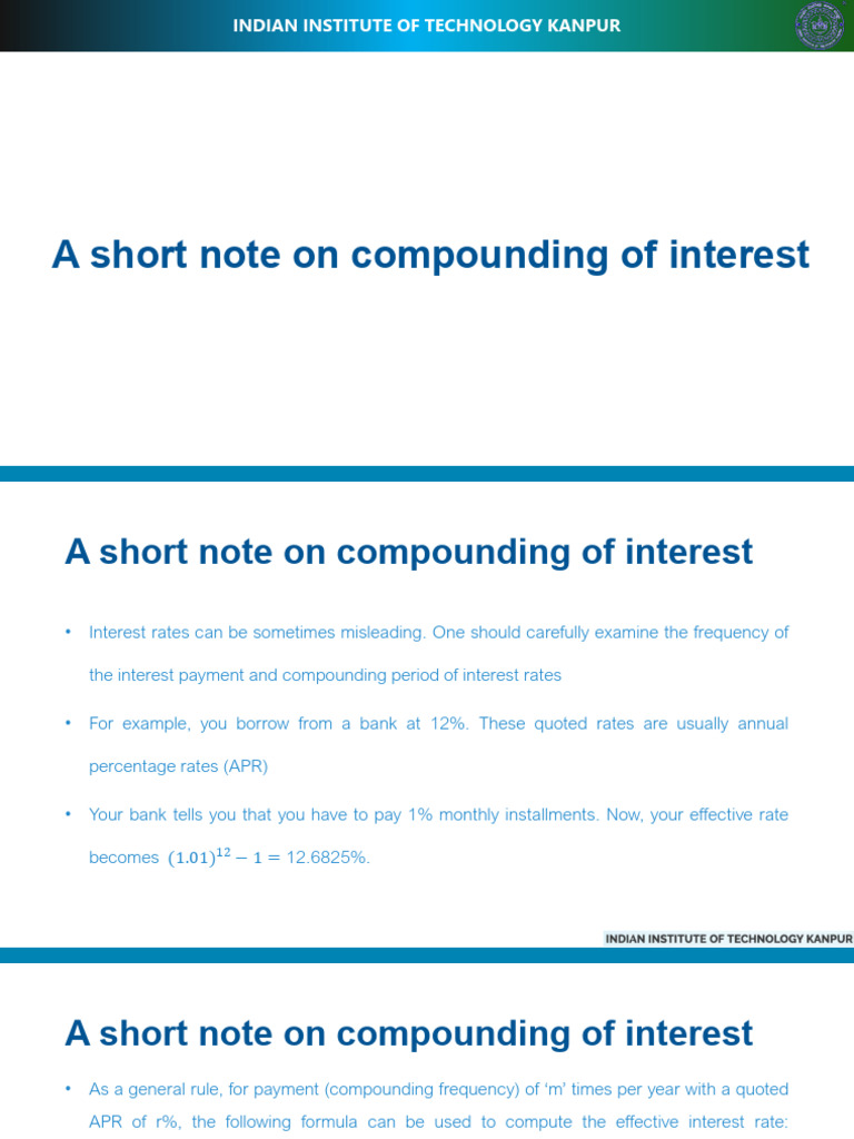 Supplementary PPT__unlocked | PDF | Interest | Compound Interest