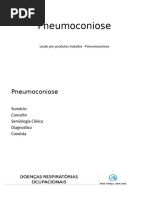 Pneumoultramicroscopicossilicovulcanoconiose (pneumoconiose) | PDF