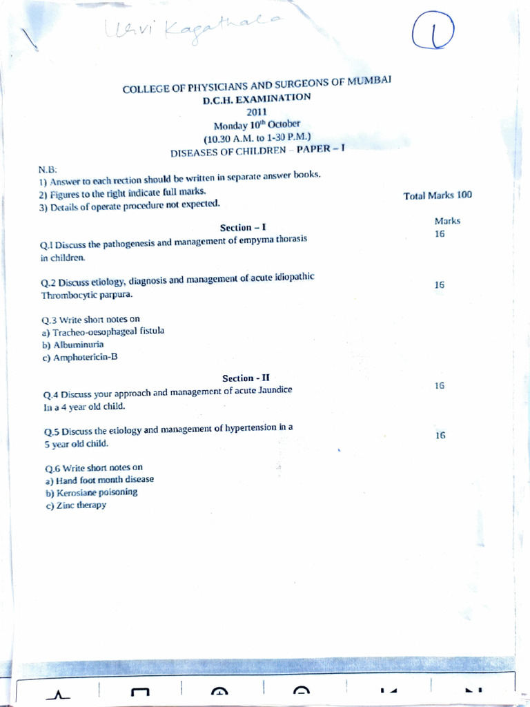 CPS Papers by Ima, Rambaug, Gandhidham | PDF | Diseases And Disorders ...