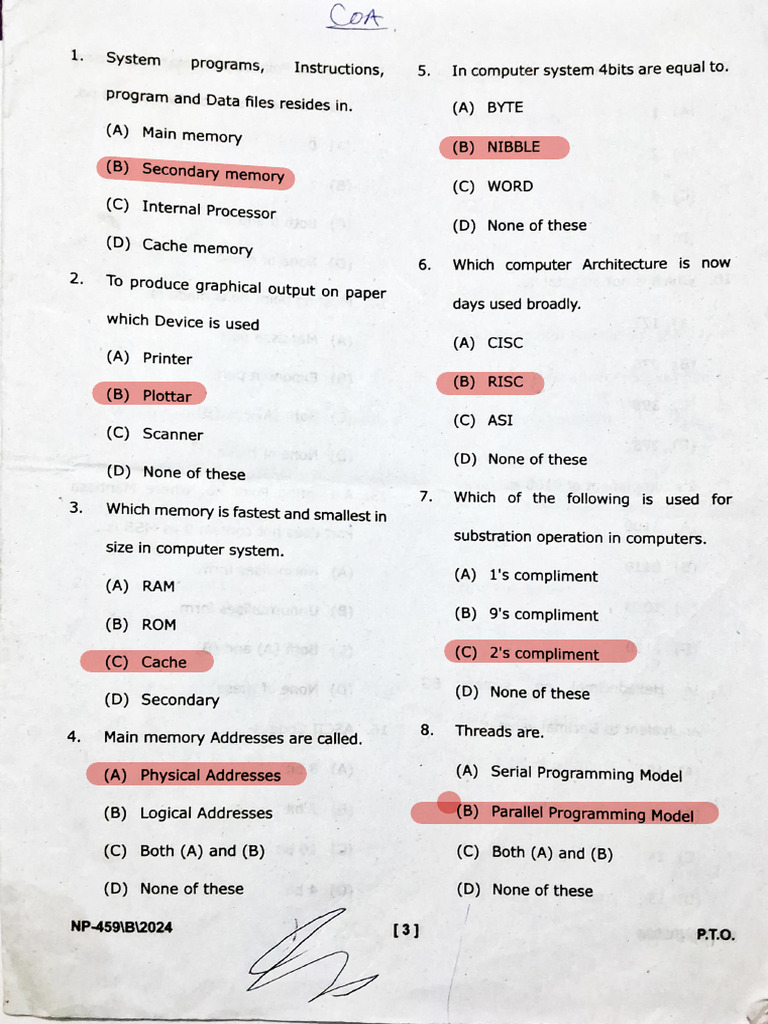 Exam Paper | PDF