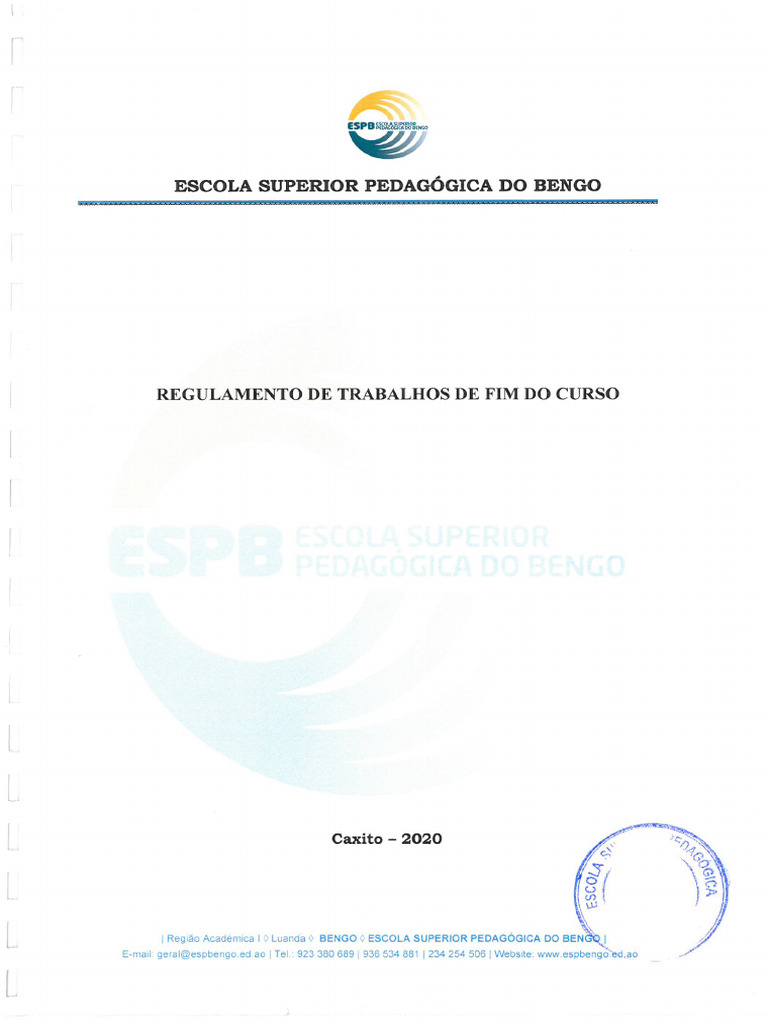 REGULAMENTO-TFC | PDF