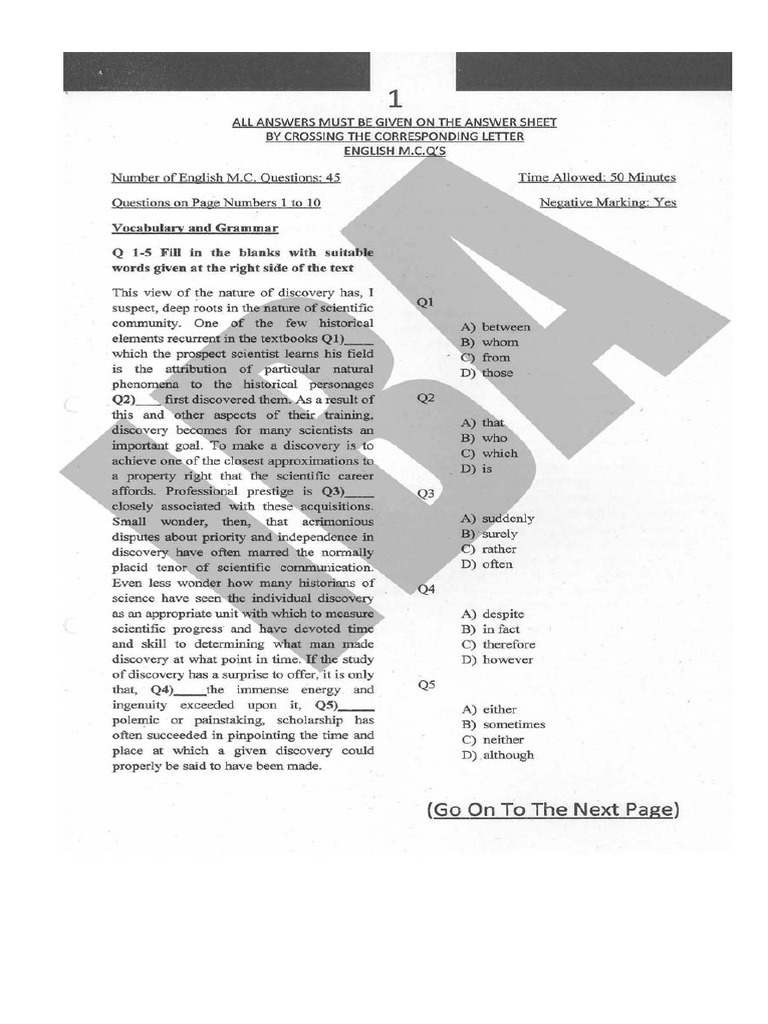Ms Ibf Sample Test Paper | PDF