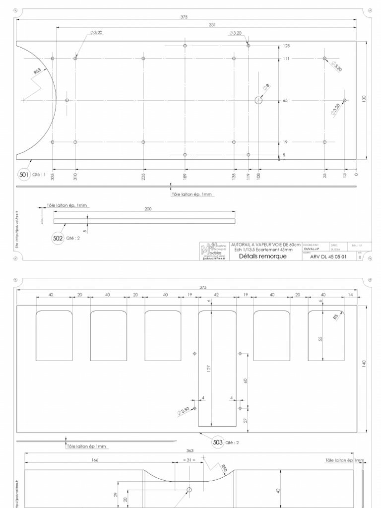 Plans Det A3 ARV DL 45 | PDF