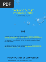 Special Test Thoracic OUTLET SYNDROME | PDF