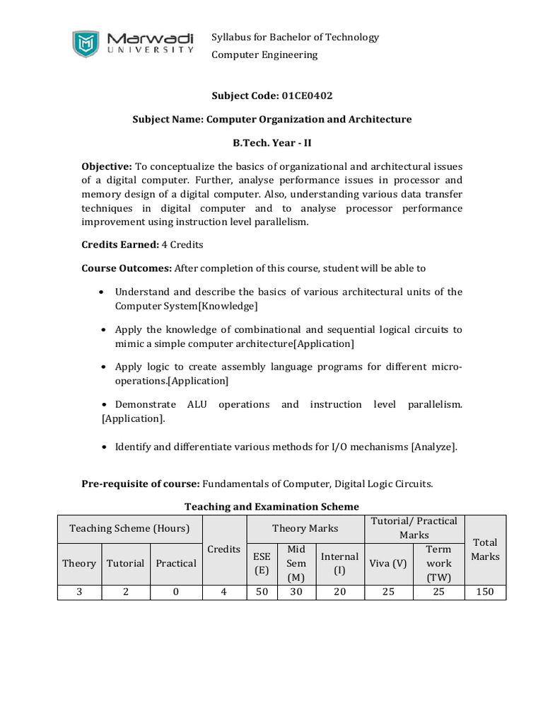 01ce0402 Computer Organization and Architecture | PDF | Central Processing Unit | Parallel Computing