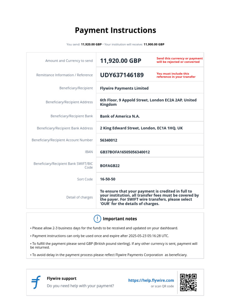 UDY637146189 Auth Letter | PDF | Wire Transfer | Service Industries