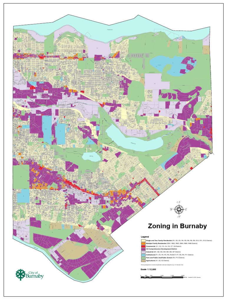 Burnaby Zoning Map | PDF